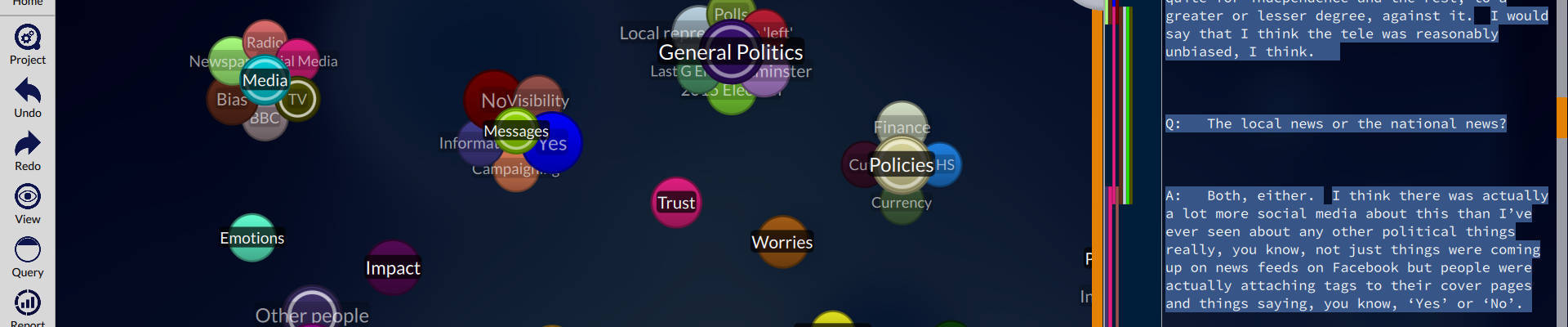Simple qualitative data analysis software | Quirkos